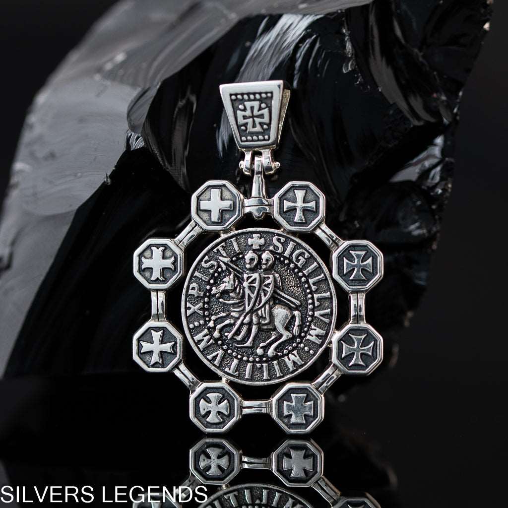 Knights Templar pendant, All Templar crosses pendant | Silvers Legends